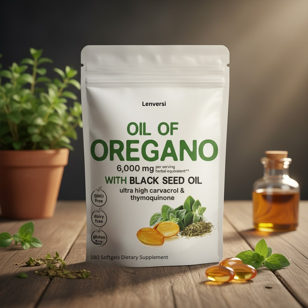 Oil of Oregano Softgels With Black Seed Oil – Lenversi.com